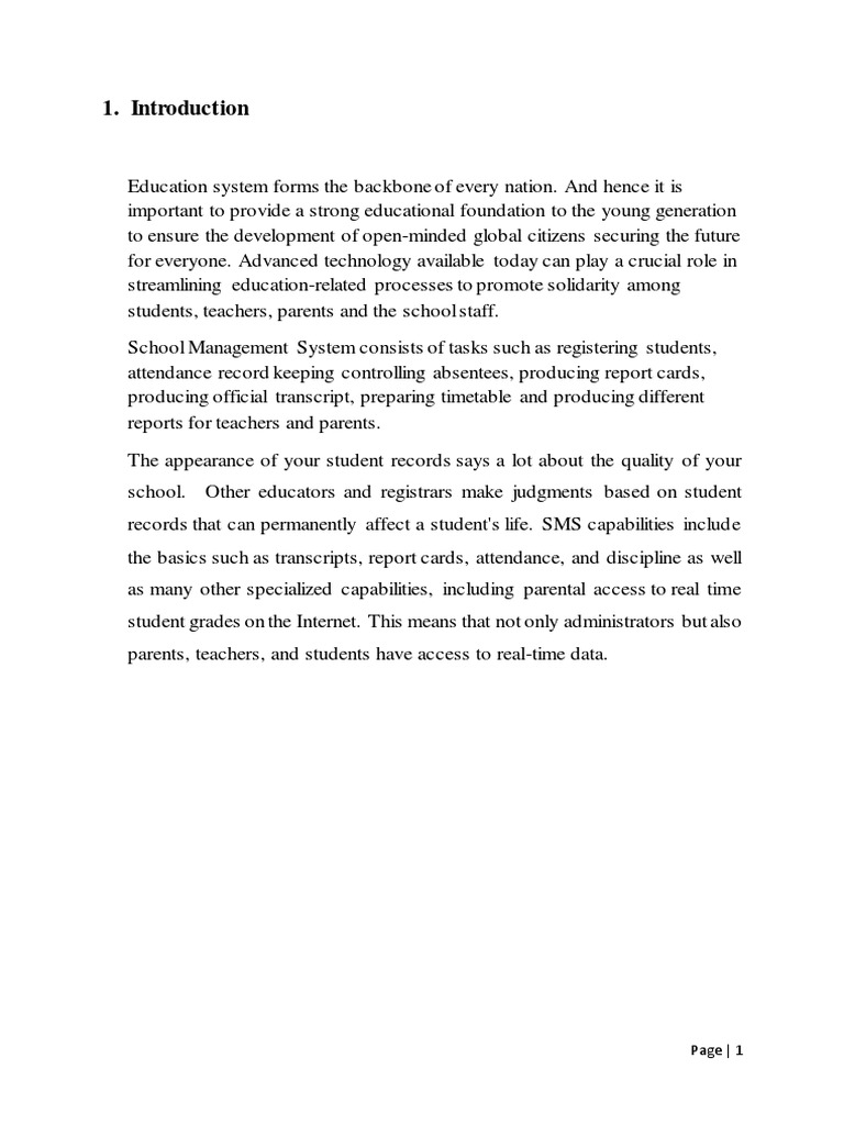 School Management System Overview | PDF | Use Case | Databases