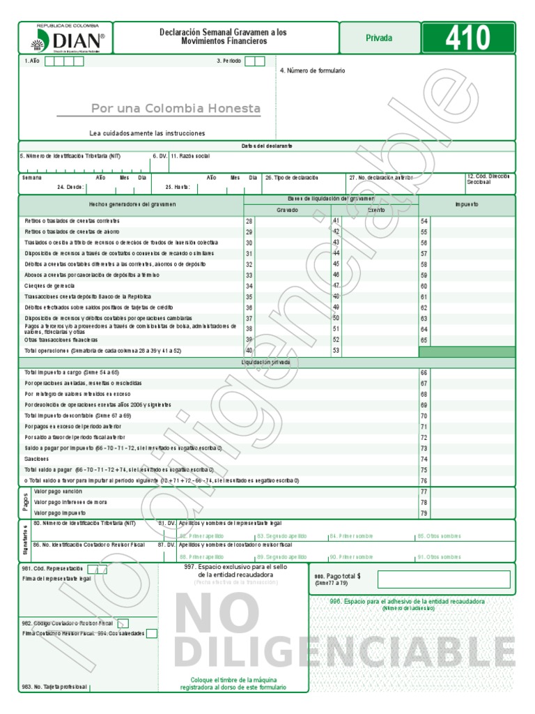 Formulario 410 2019 PDF | PDF | Tarjeta de débito | Bancos