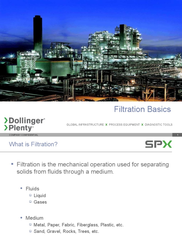 Filtration Basics | PDF | Filtration | Membrane