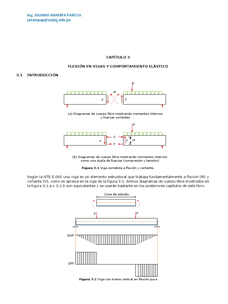 Capítulo 03 - Flexión en Vigas y Comportamiento Elástico 28-06 PDF ...