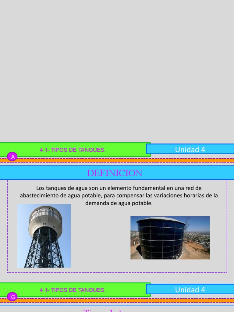 4.1. - Tipos de Tanques | PDF | Tanques | Bomba