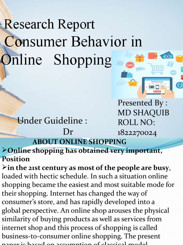 Cosumer Behavior | PDF | Online Shopping | Retail