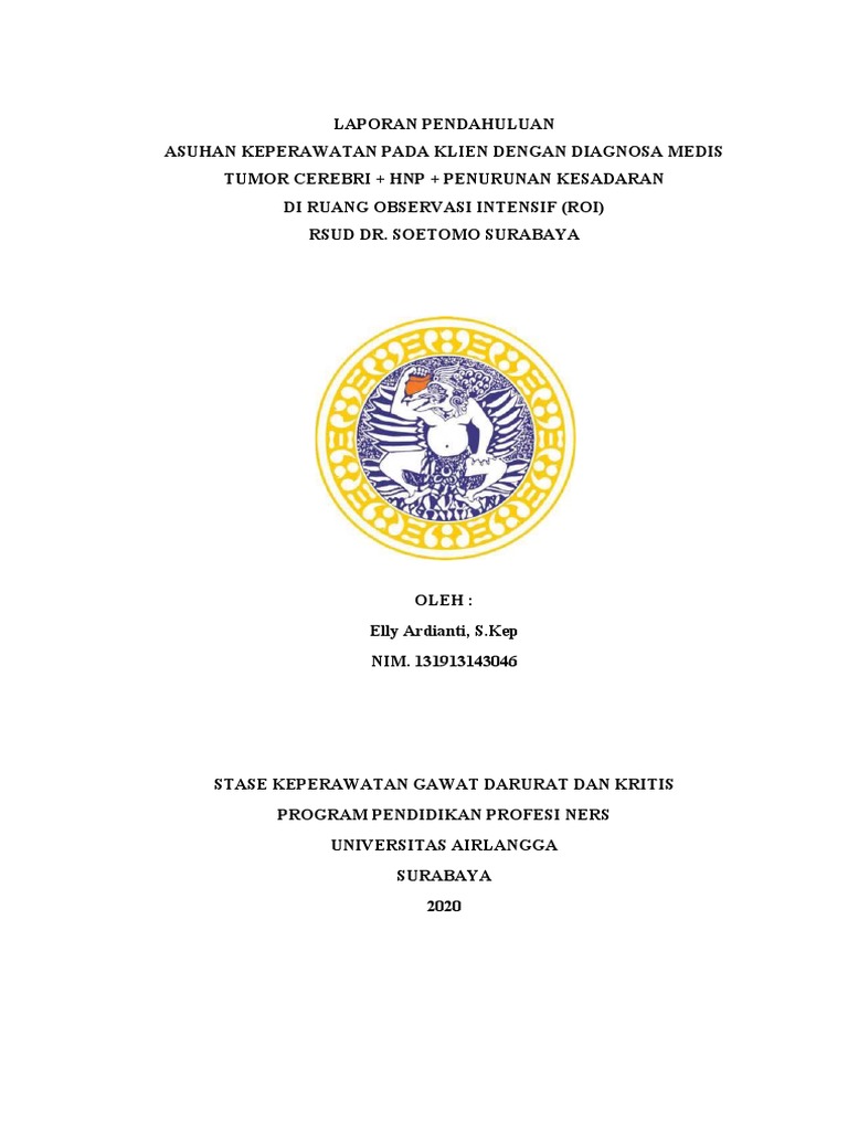 Asuhan Keperawatan Tumor Serebri | PDF | Sains & Matematika