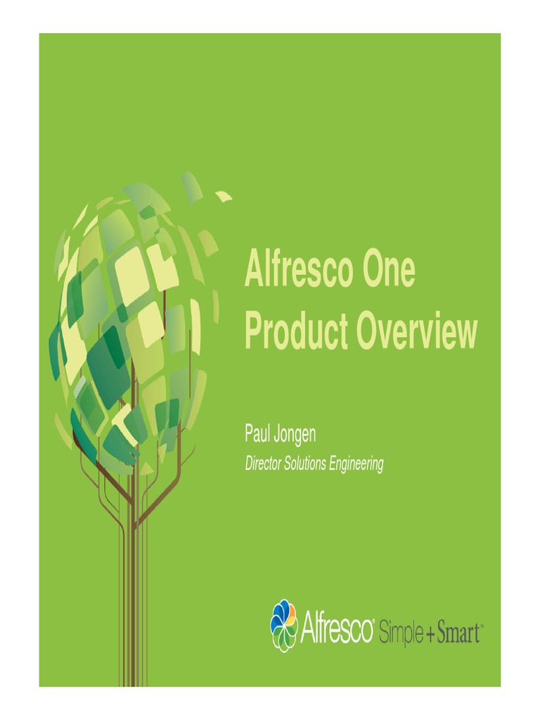 Alfresco One Enterprise v5.0 Overview | PDF | Cloud Computing | Application Programming Interface