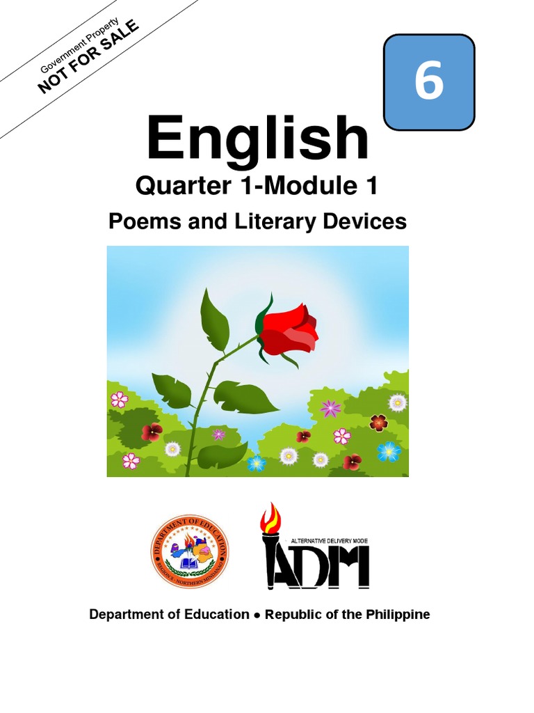 English: Quarter 1-Module 1 | Download Free PDF | Poetic Devices | Poetry