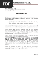 Demand Letter - Damage To Property | PDF | Criminal Law | Public Law