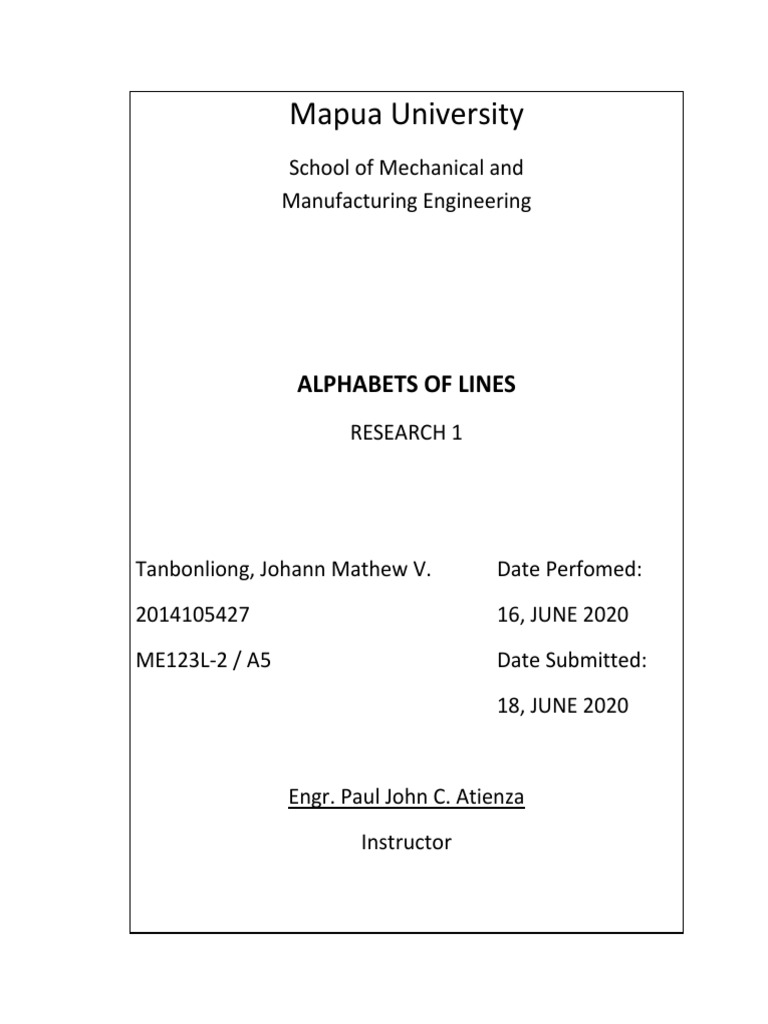 Mapua University: School of Mechanical and Manufacturing Engineering ...