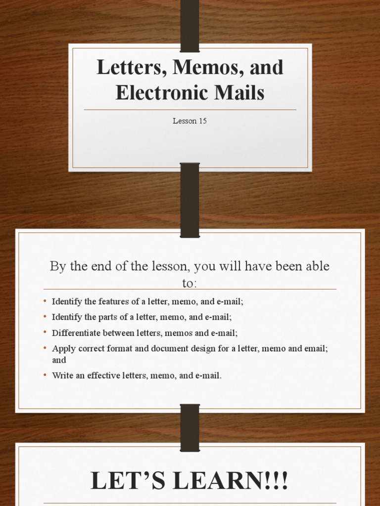 Understanding Letters, Memos, and Emails | PDF | Memorandum | Mail