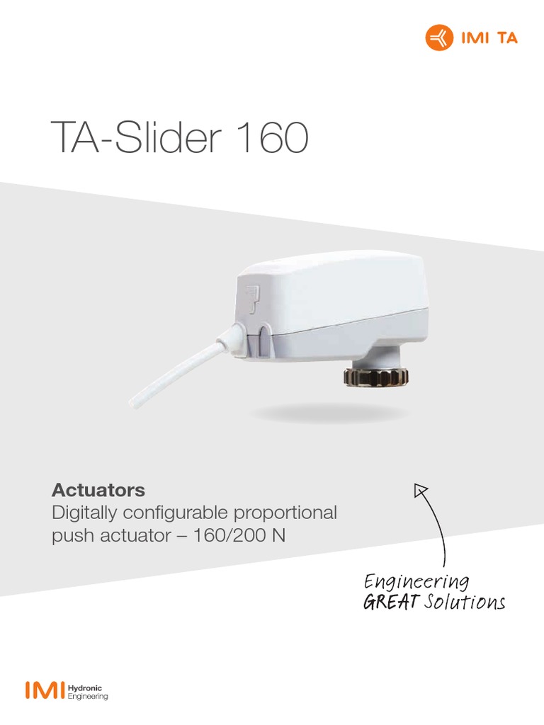 TA-Slider 160 EN Low | PDF | Relay | Switch