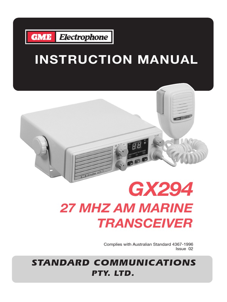 GME Electrophone Radio Manual | PDF | Electrical Connector | Loudspeaker