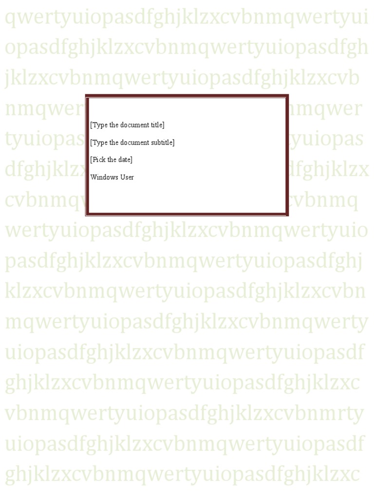 (Type The Document Title) (Type The Document Subtitle) (Pick The Date ...