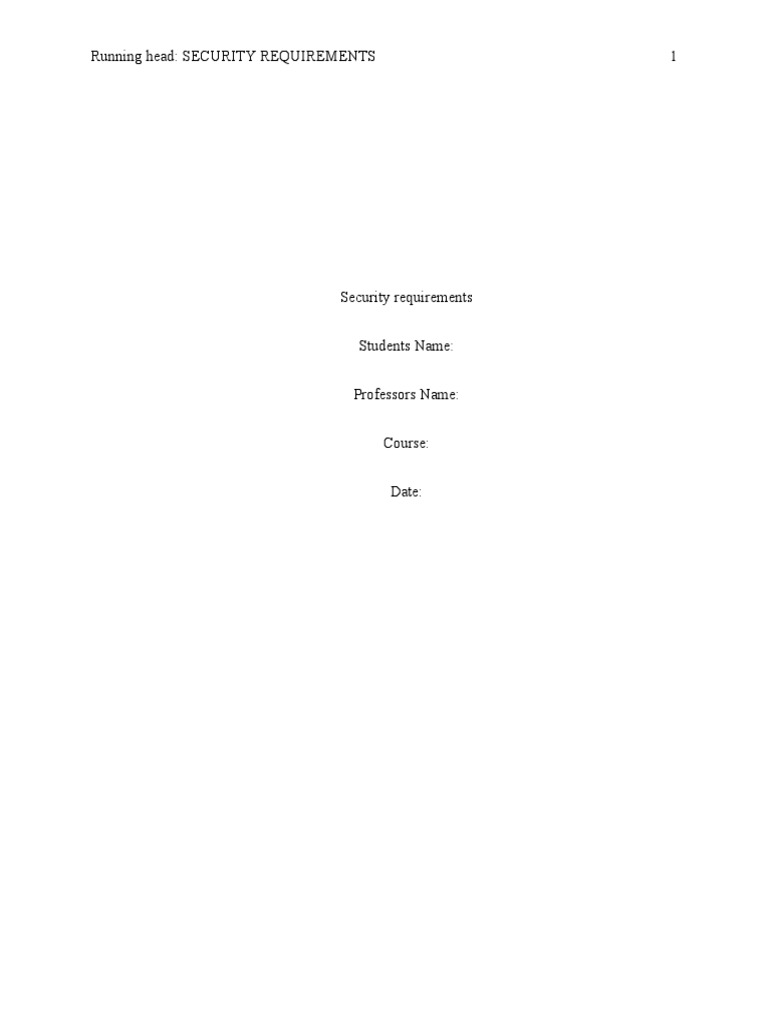Implementing Effective Security Requirements | PDF | Agile Software ...