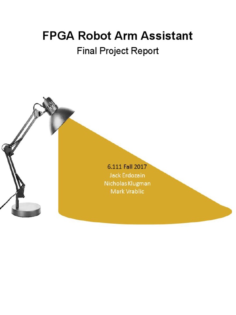 FPGA-Based Robotic Arm Project | PDF | Servomechanism | Robotics
