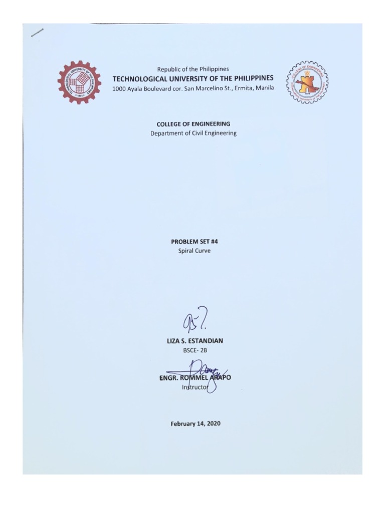 Problem Set 4 - Spiral Curve | PDF