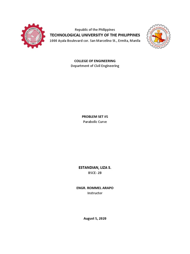 Civil Engineering Problem Set | PDF | Technology & Engineering