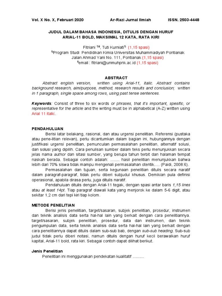 Gambar Ar-Razi dalam Penelitian Kimia | PDF