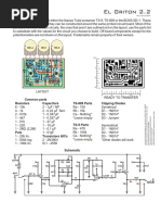Rebote Delay 2.5: Parts List Pots IC's | PDF | Electrical Circuits | Electromagnetism