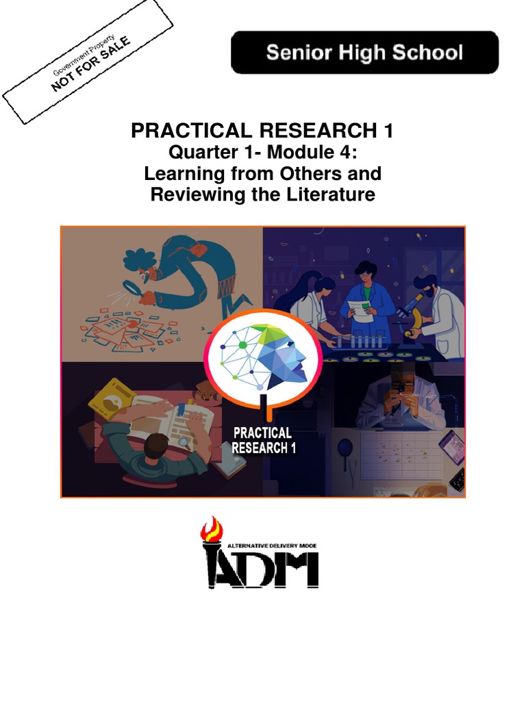 Practical Research 1: Quarter 1-Module 4: Learning From Others and ...