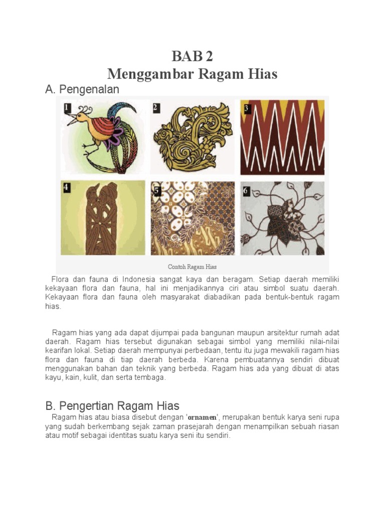 Ragam Hias | PDF