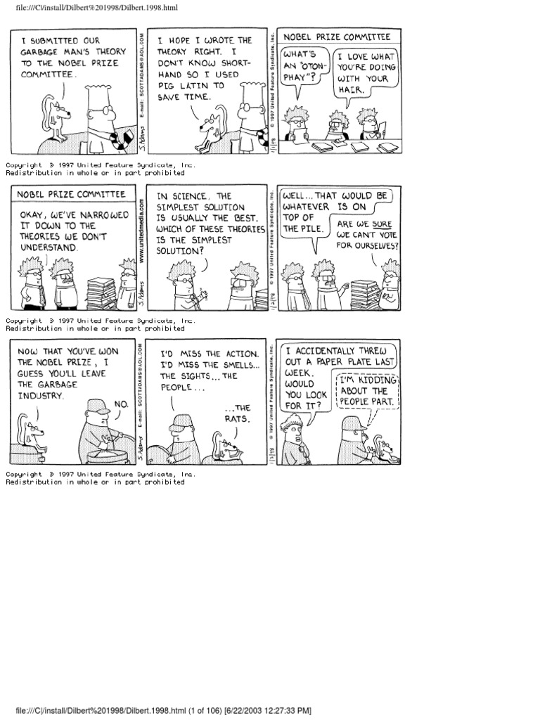 Dilbert 1998 PDF | PDF | Computing And Information Technology