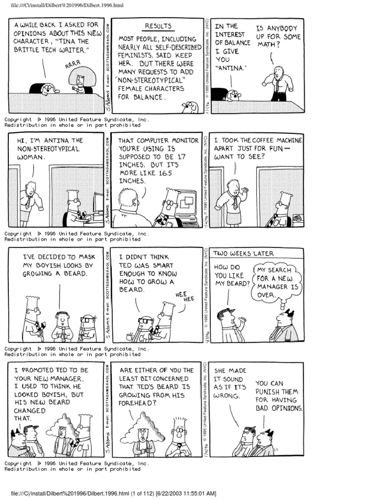 Dilbert 1996 PDF | PDF | Computing And Information Technology
