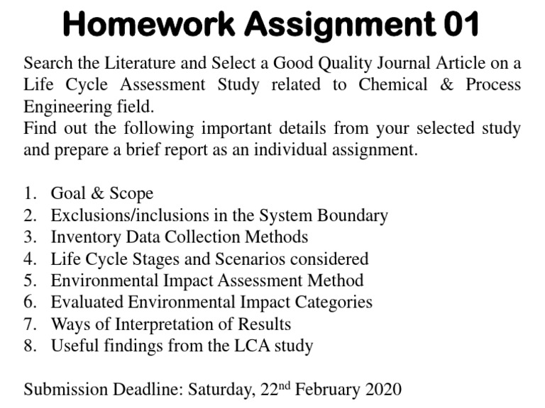 Home Work Assignment 01 PDF | PDF