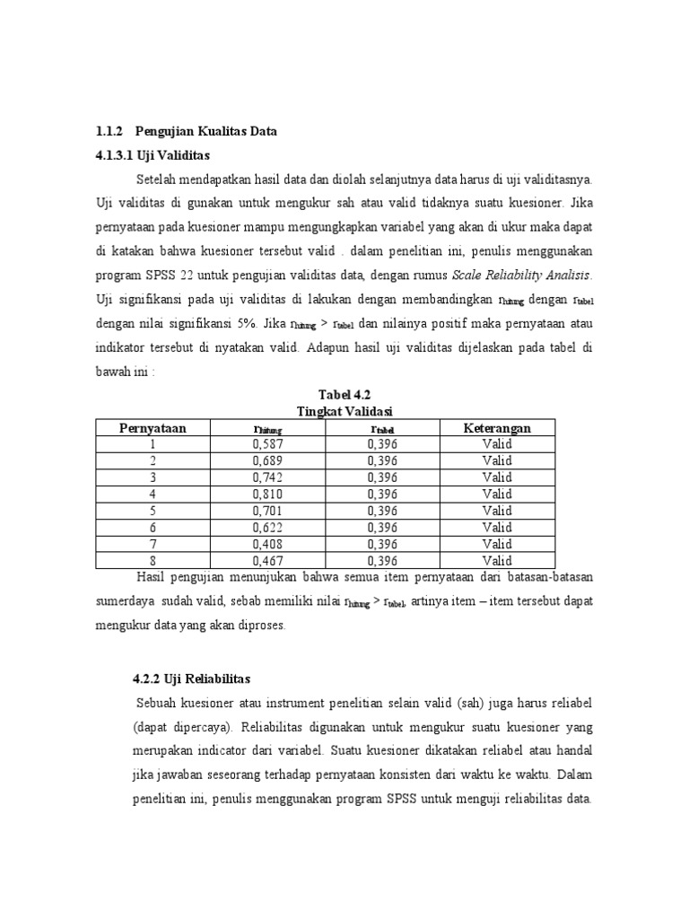 Pengujian Kualitas Data | PDF | Bisnis | Komputer