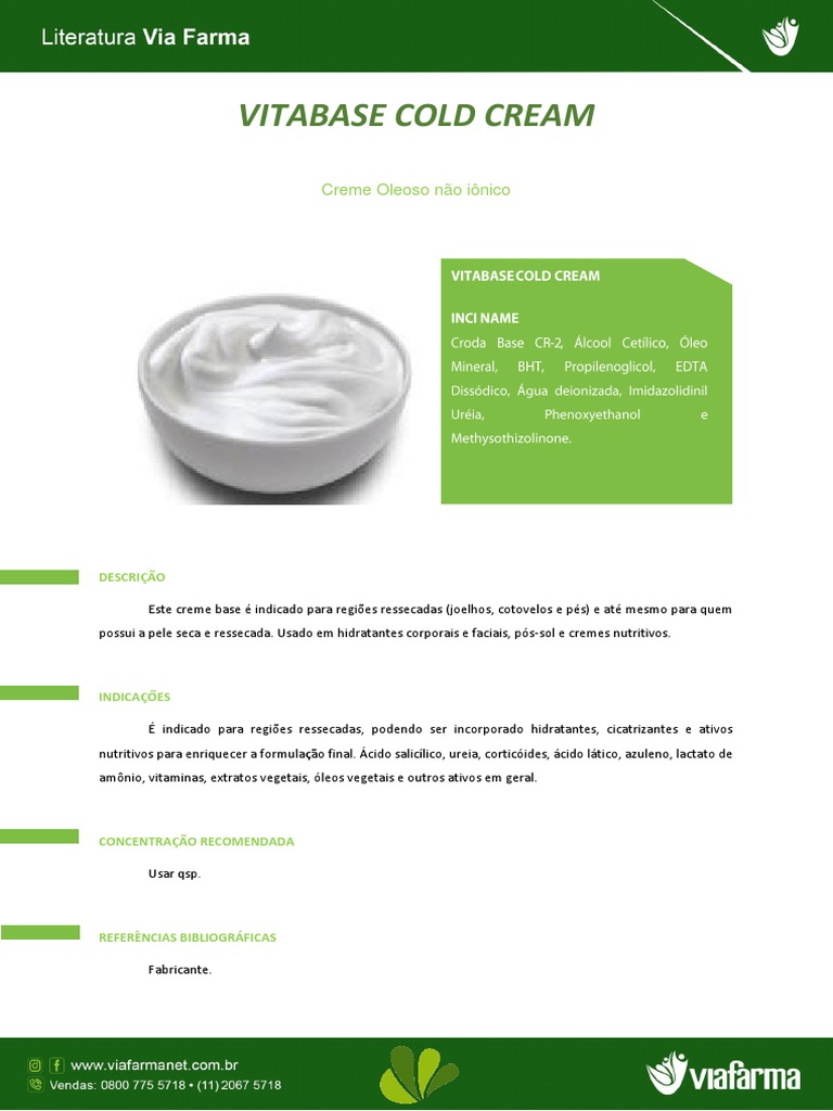Vitabase COLD cREAM PDF | PDF
