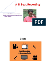 Different Types of Beats in Journalism | PDF