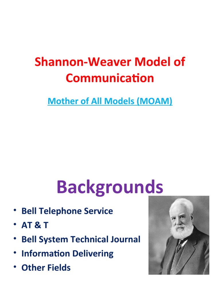 Shannon and Weaver Model of Communication | PDF