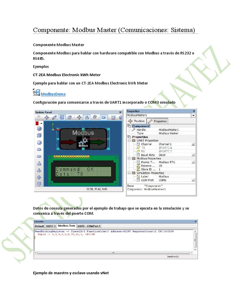 Modbus Flowcode Sergio Pdf Electrónica Telecomunicaciones