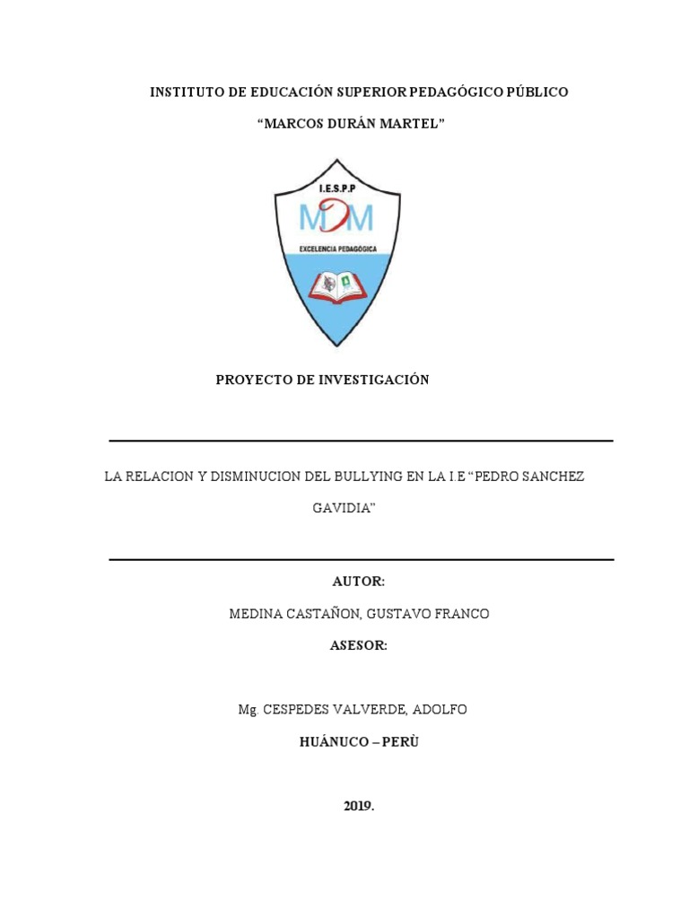 Capacitación Docente y Bullying Escolar | PDF | Abuso infantil | Evaluación