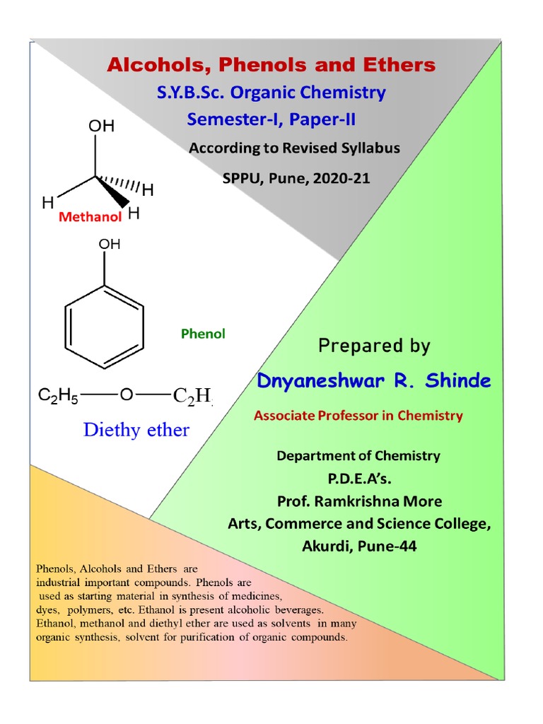 Alcohols and Phenols in Organic Chemistry | PDF | Ester | Ethanol