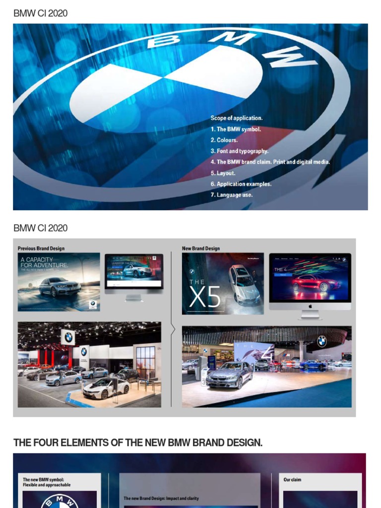 BMW CI GUIDELINE - Nhan Dien Thuong Hieu 2020 PDF | PDF