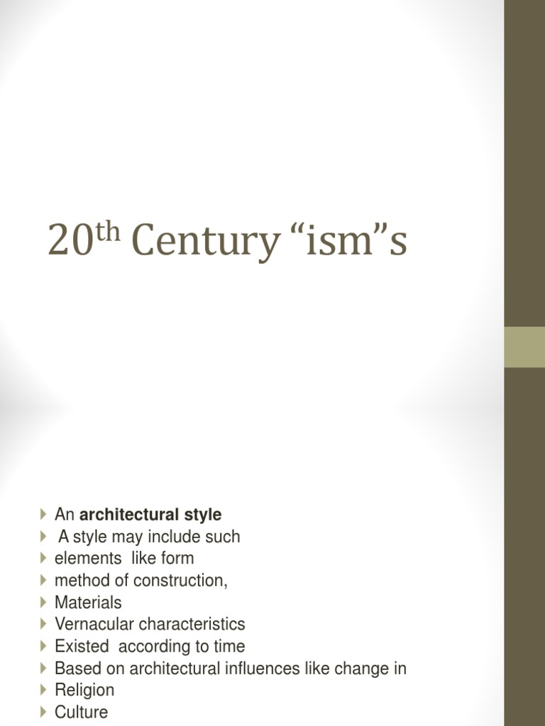 20th Century Isms PDF | PDF | Minimalism | Aesthetics