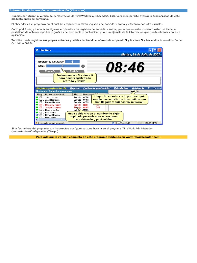 Manual TimeWork 2019 PDF | PDF | explorador de Internet | Microsoft Windows