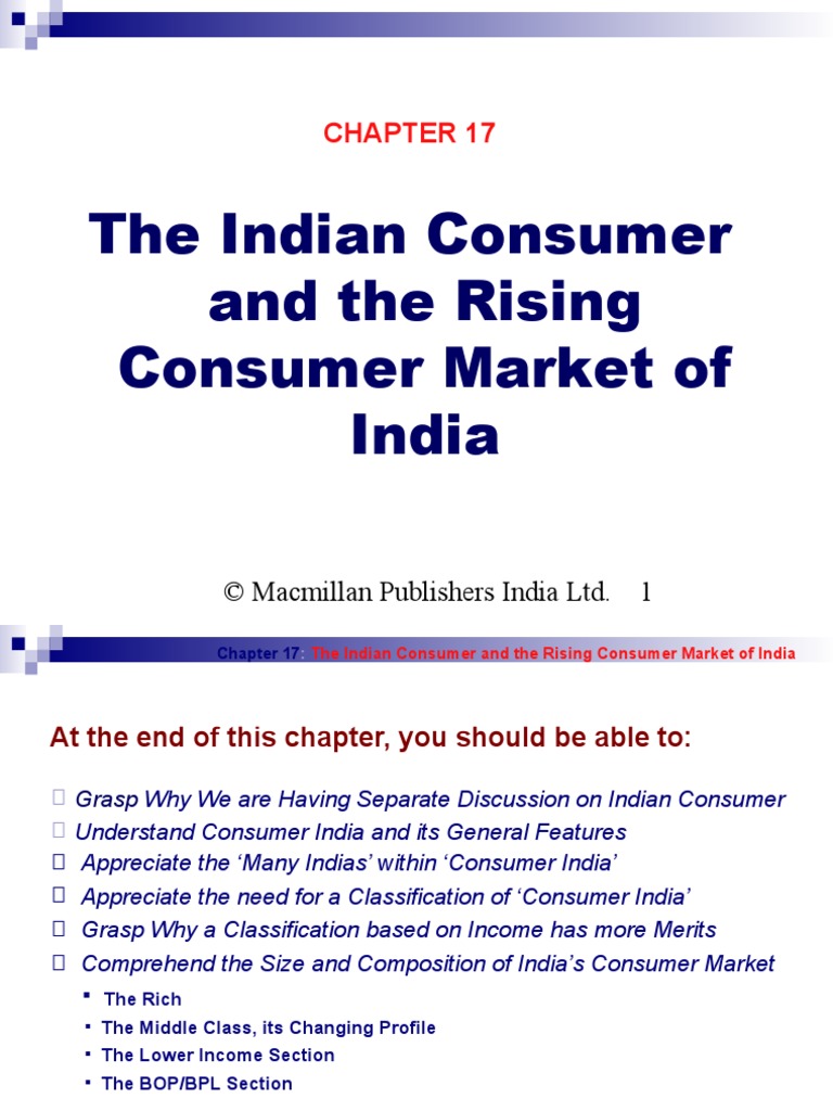 The Indian Consumer and The Rising Consumer Market of India ...