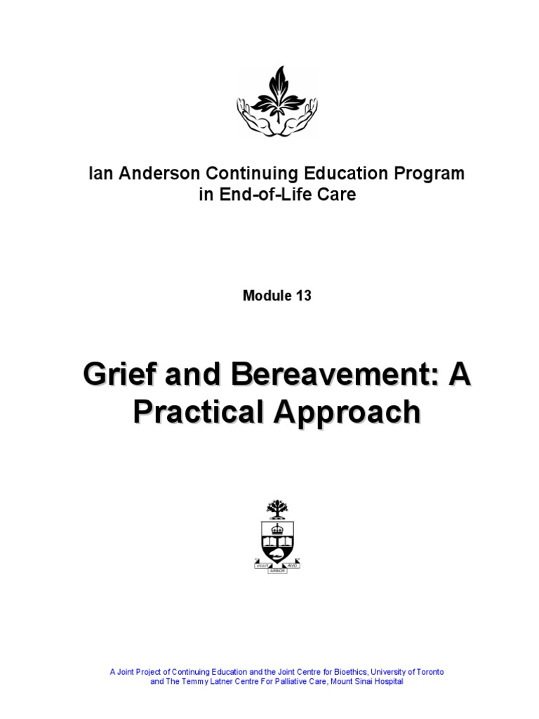 Grief and Bereavement Module | PDF | Grief Counseling | Grief