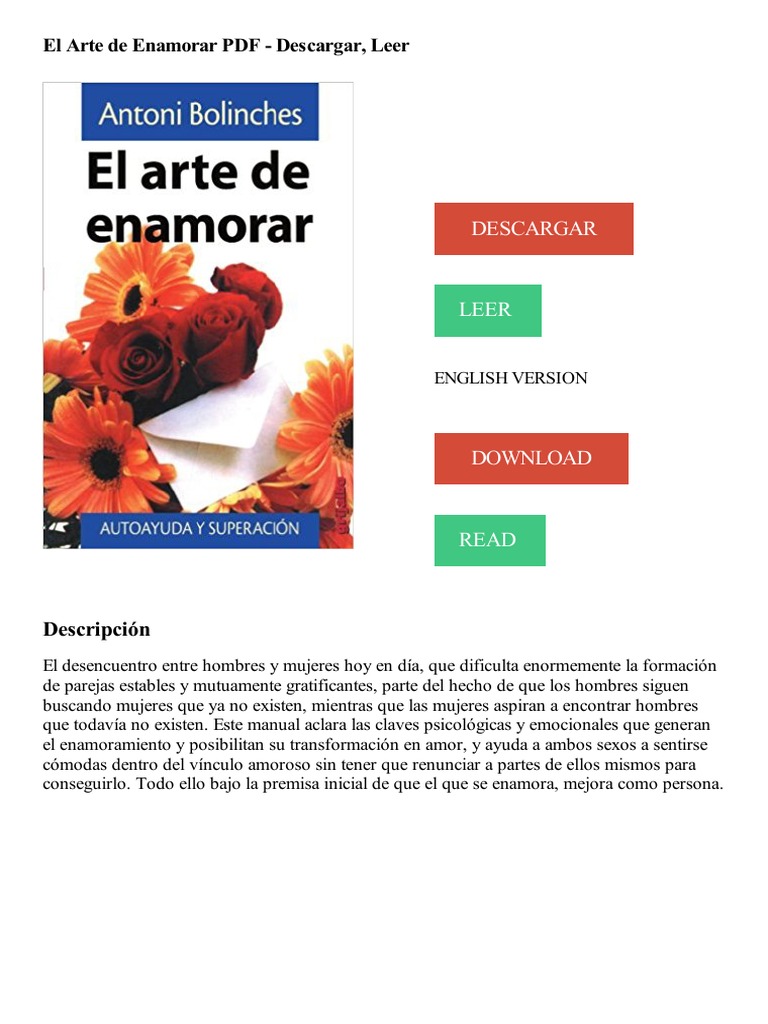 El Arte de Enamorar: Descargar PDF | PDF | Seducción | Amor