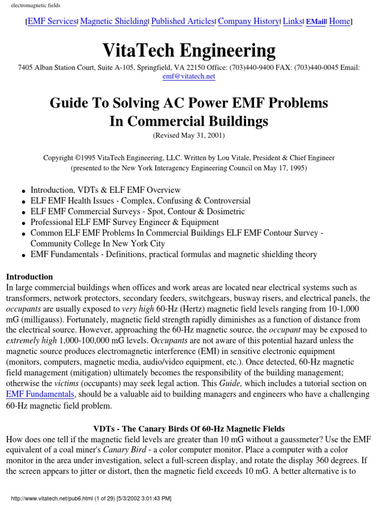 Guide To Solving AC Power Problems in Buildings | PDF | Magnetic Field | Electromagnetic Induction
