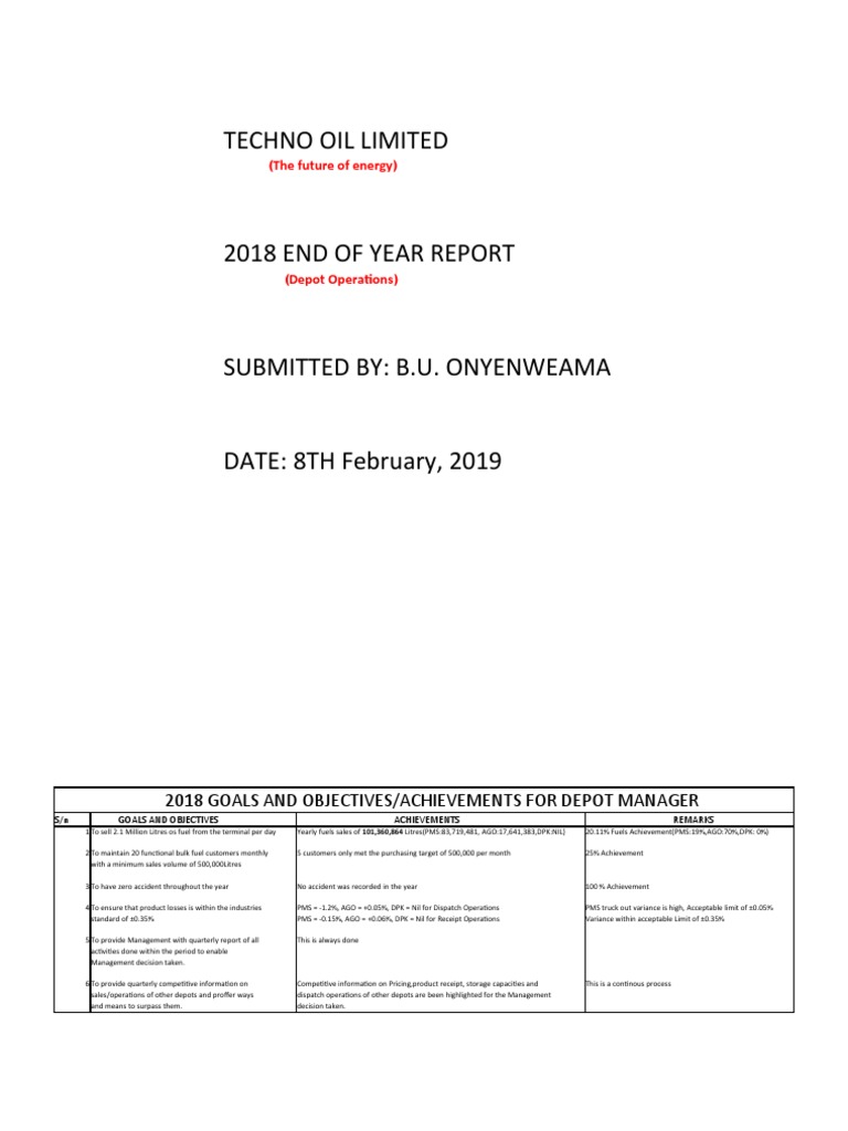 2018 End of Year Report | PDF | Nature