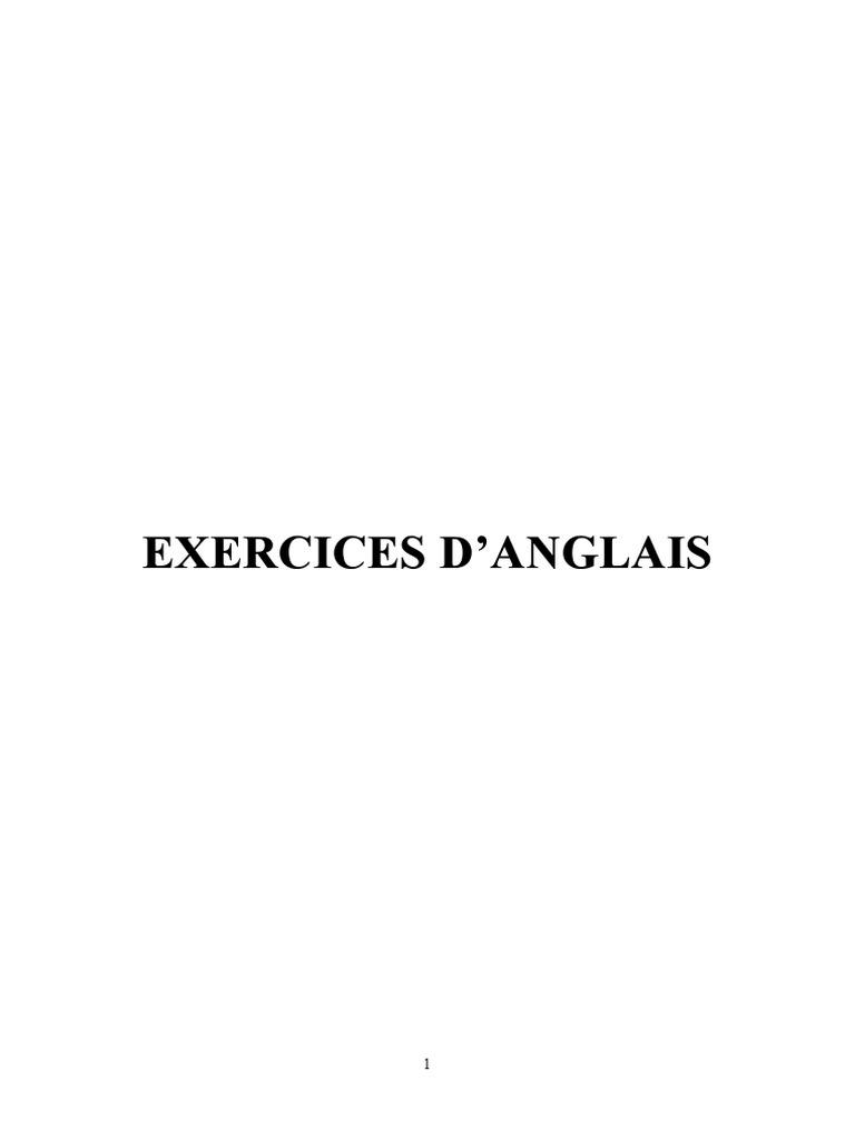 EXERCICE | PDF