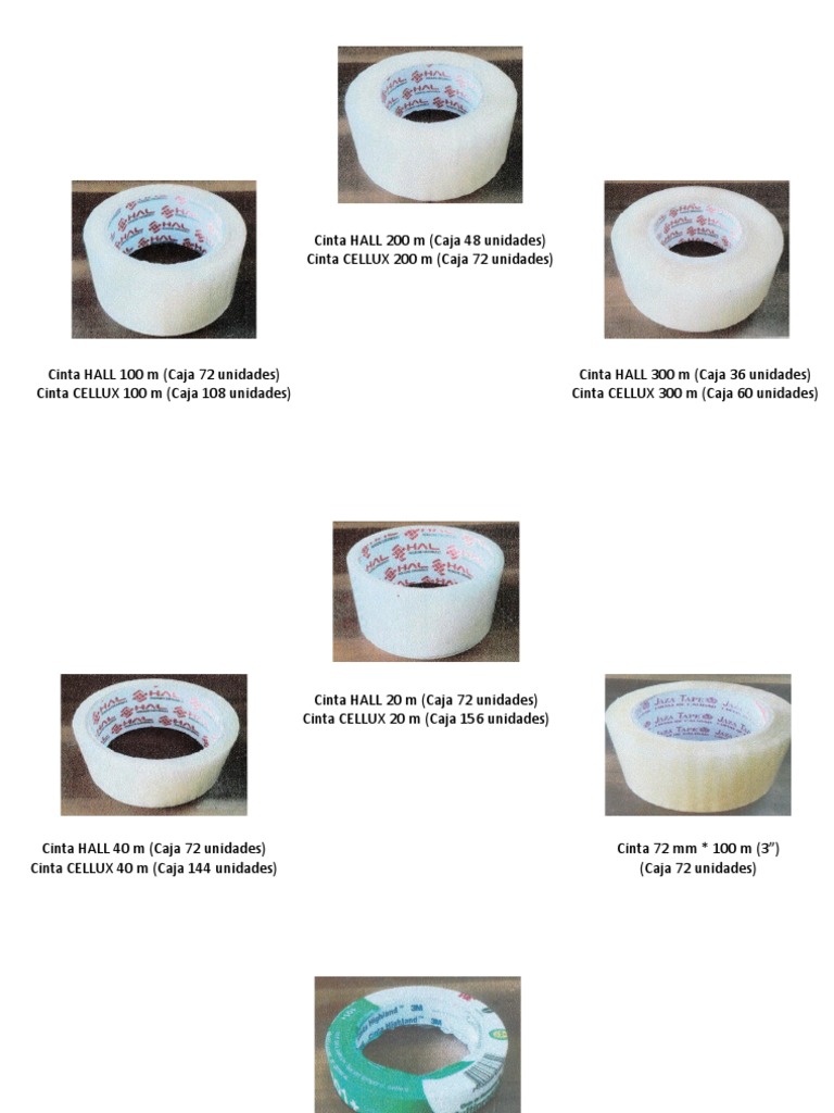 Catálogo cintas.pdf | PDF