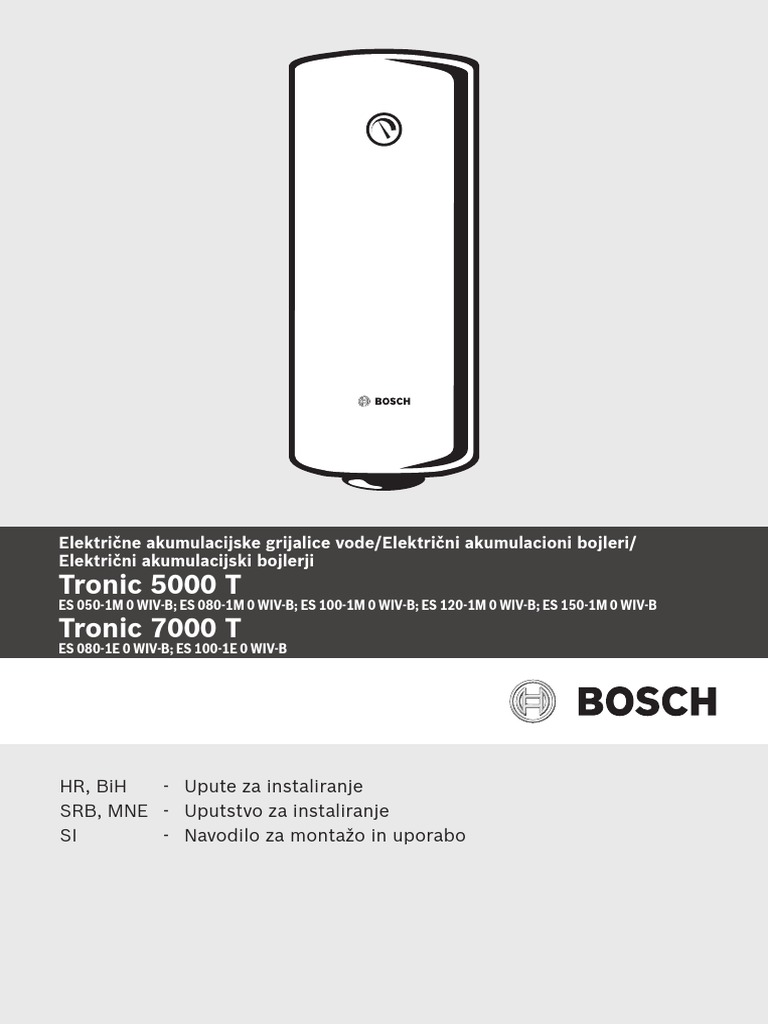 Bosch Tronic 5000 | PDF