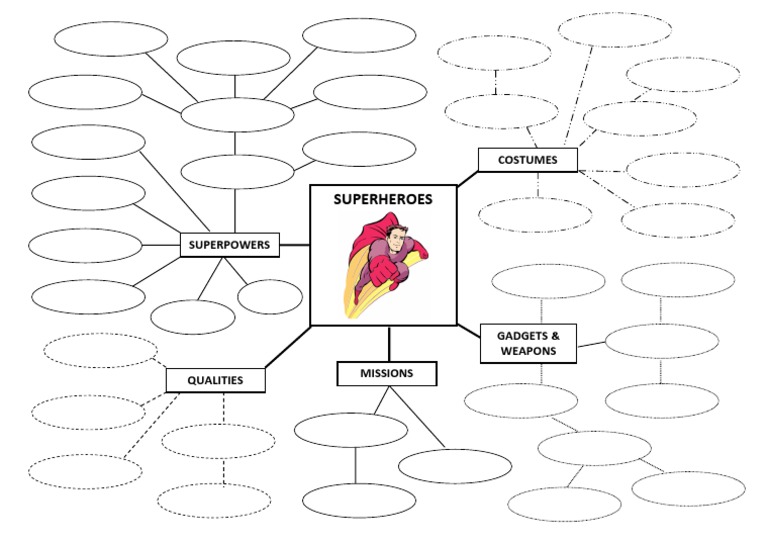 Superheroes Spidergram | PDF
