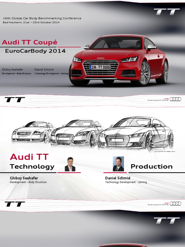 1 Presentation - AUDI TT | PDF | Audi | Volkswagen Group