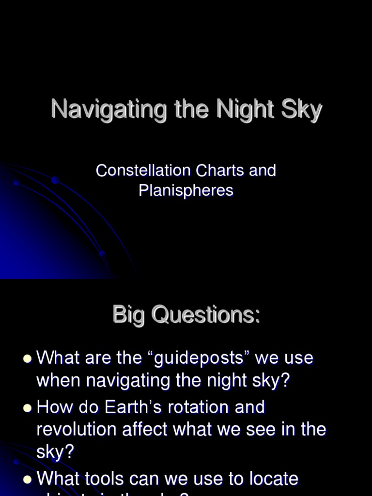 Navigating the Night Sky Guide | PDF | Astrometry | Astronomy