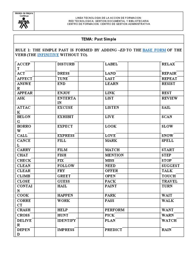 Past Simple Complete | PDF | Morphology | Semiotics