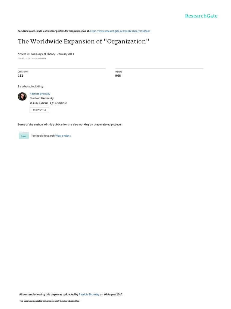 Worldwide Expansion Organization | PDF | Empowerment | Governance