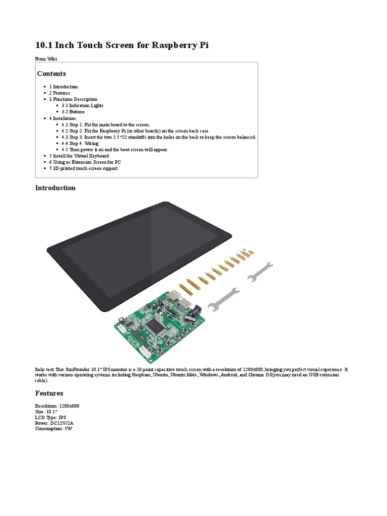 Touchscreen PDF | PDF | Touchscreen | Computer Monitor